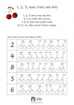 Comptine pour compter 1, 2, 3, nous irons aux bois > Mes Jeux Educatifs