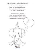 Un éléphant qui se balançait - paroles de la comptine > Mes Jeux Educatifs